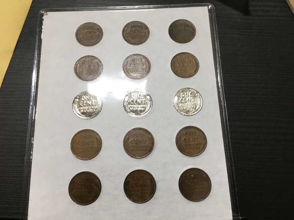 First Commemorative Mint Collection WWII Unique Penny Collection 1941- 1945