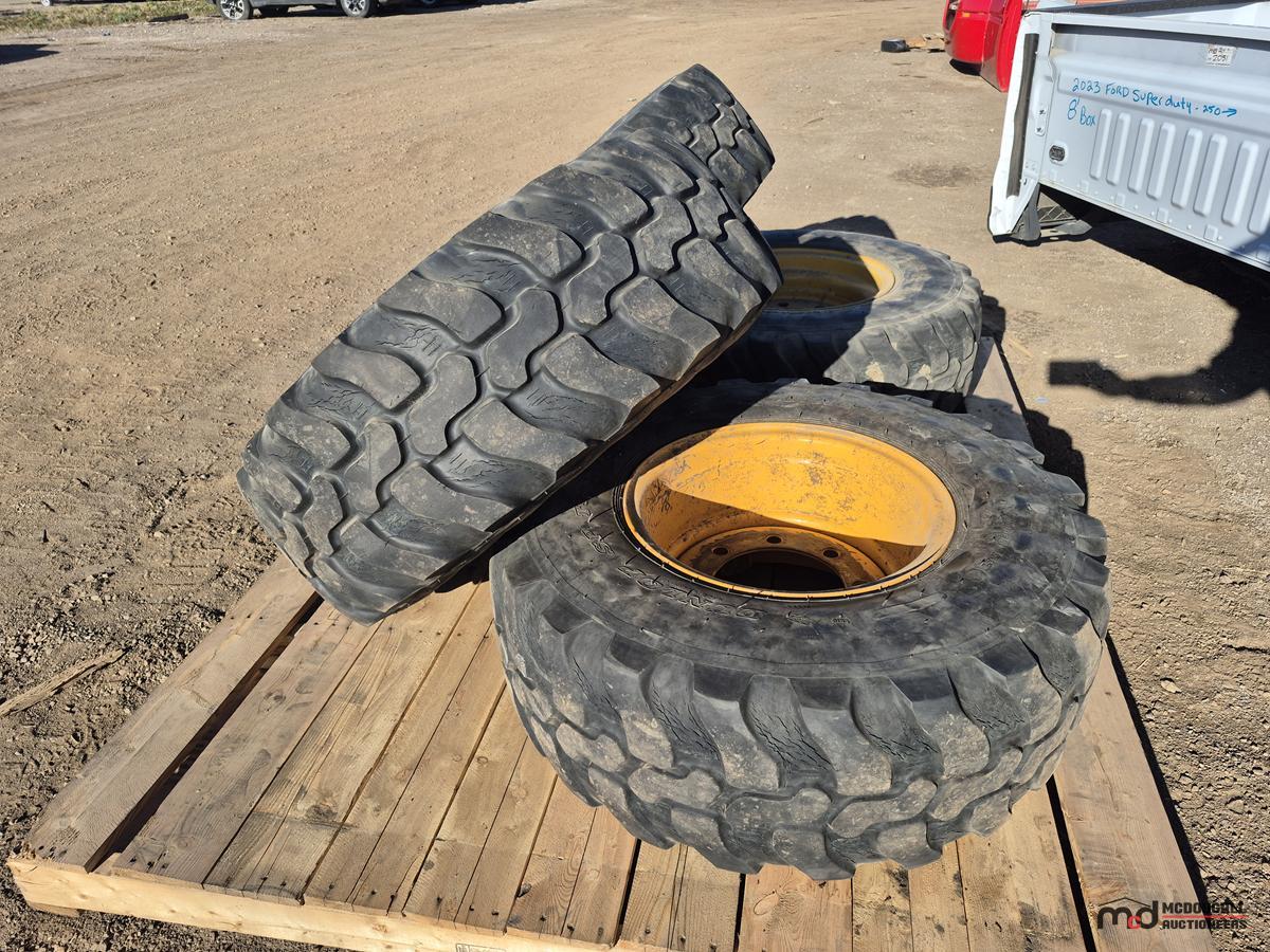 (4) Dunlop SP T9 Tires on 8-Bolt Rims