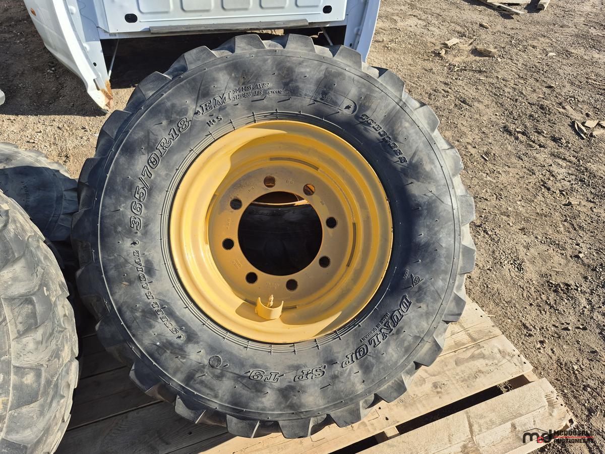(4) Dunlop SP T9 Tires on 8-Bolt Rims
