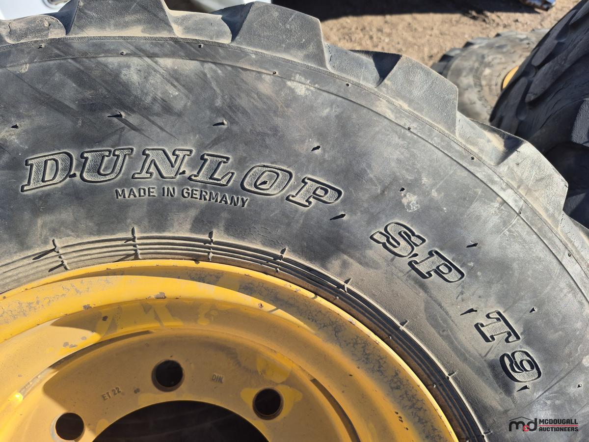 (4) Dunlop SP T9 Tires on 8-Bolt Rims