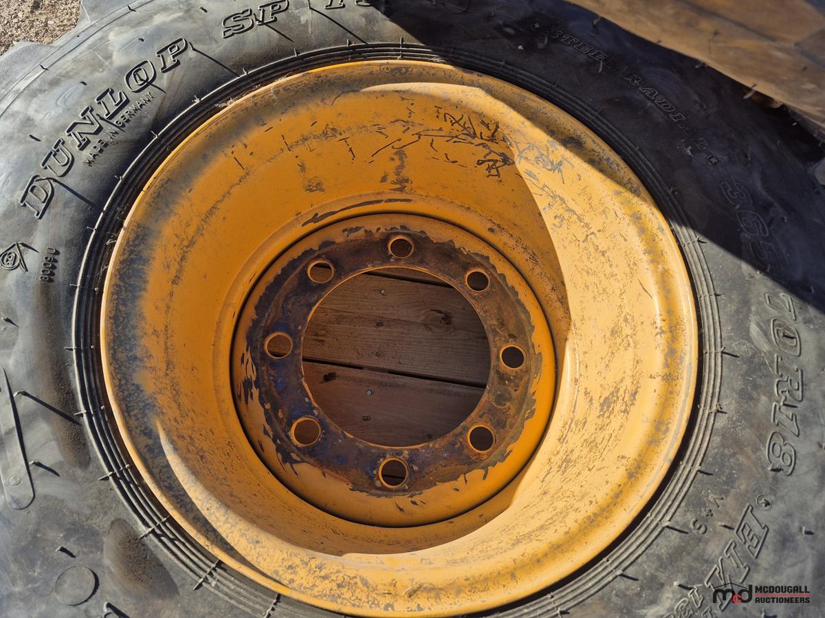 (4) Dunlop SP T9 Tires on 8-Bolt Rims