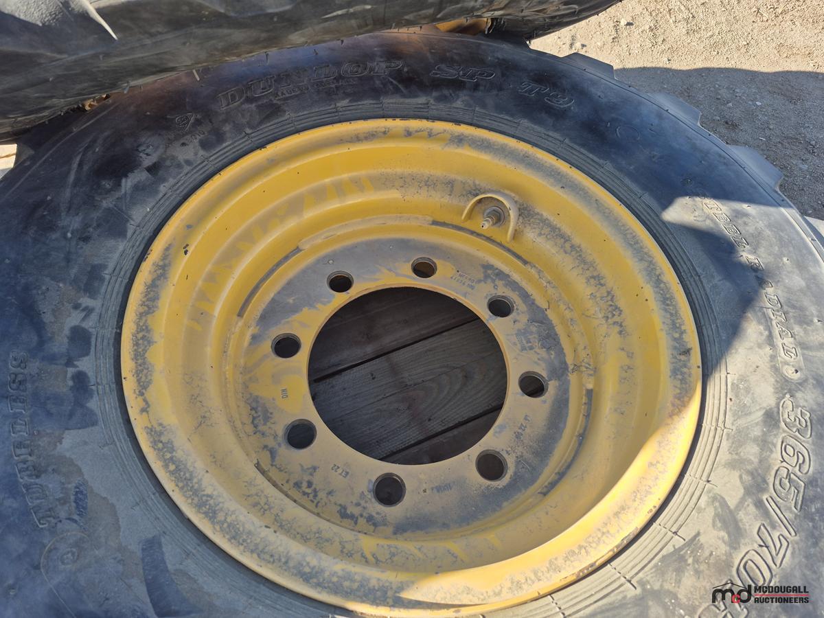 (4) Dunlop SP T9 Tires on 8-Bolt Rims