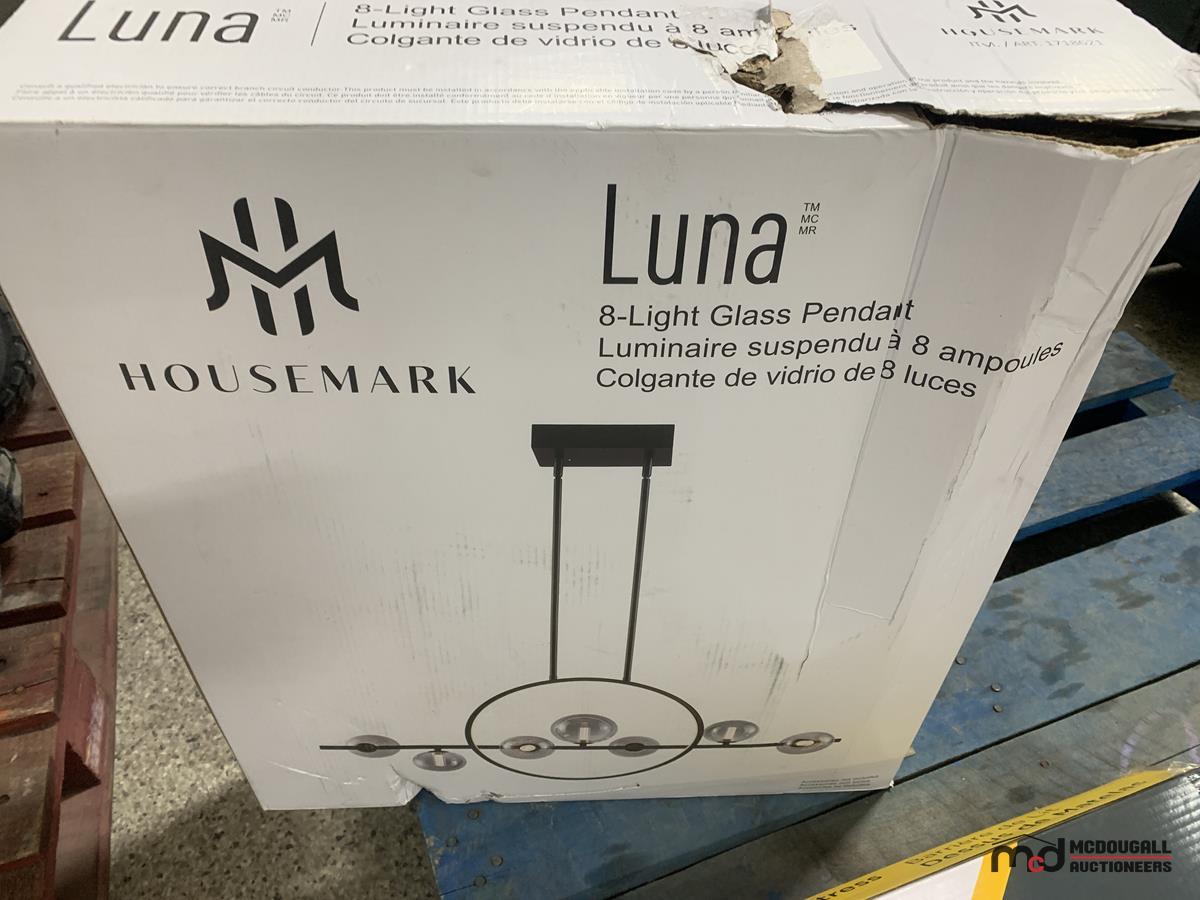 Ceiling Light, (2) Outdoor Wall Lights, Bed Rails and Toques