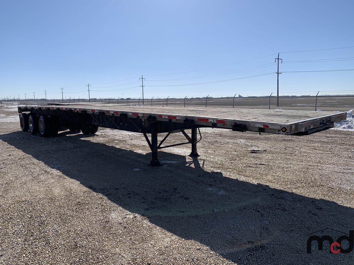 2013 Lode King 53' Flatbed Tridem Trailer