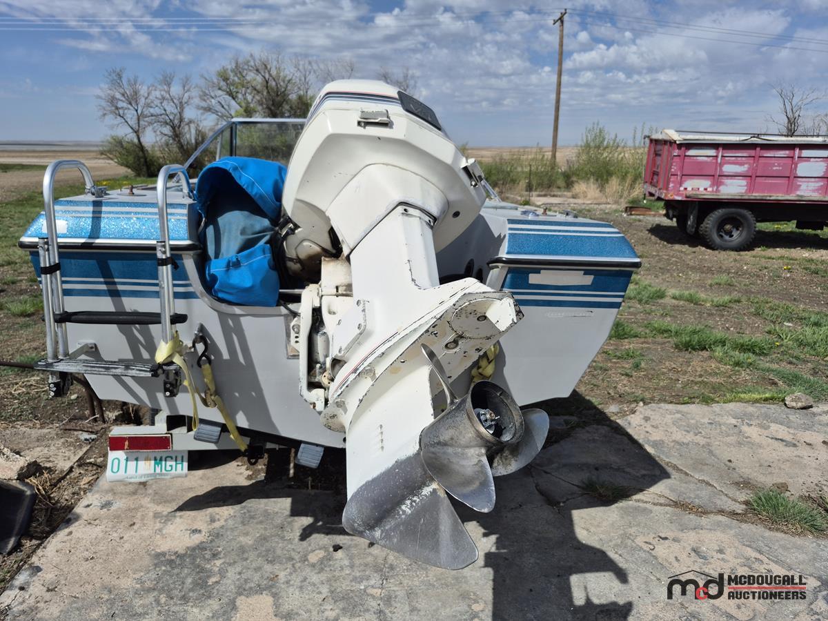 Edson 16' V-Hull Boat w/ 90HP Johnson and Trailer