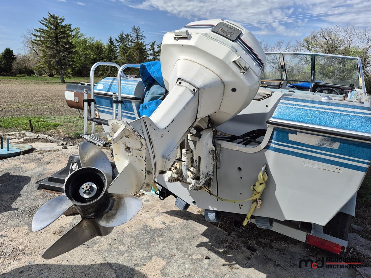 Edson 16' V-Hull Boat w/ 90HP Johnson and Trailer