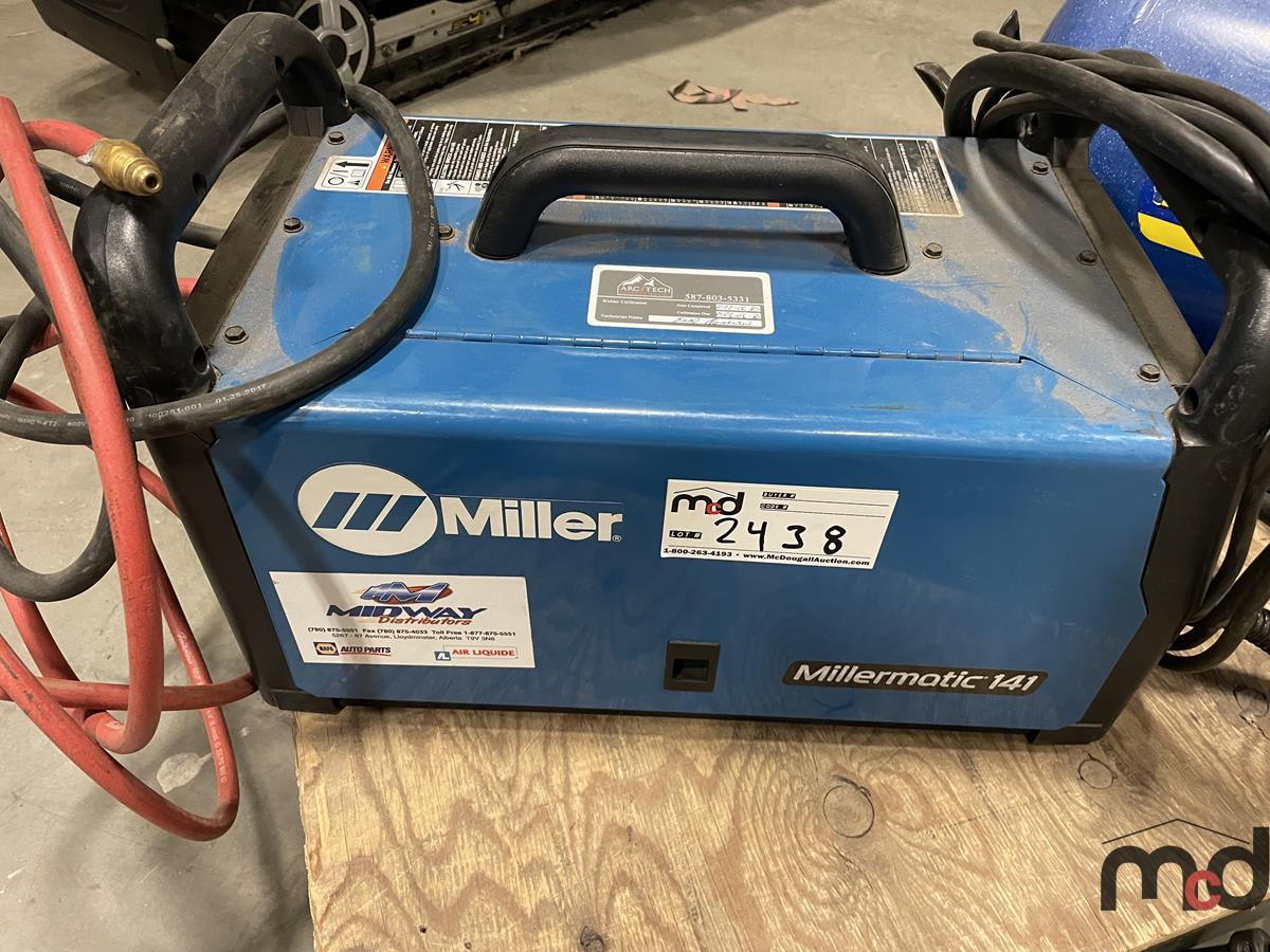 Miller Millermatic 141 Welder & 10-Gallon Air Tank