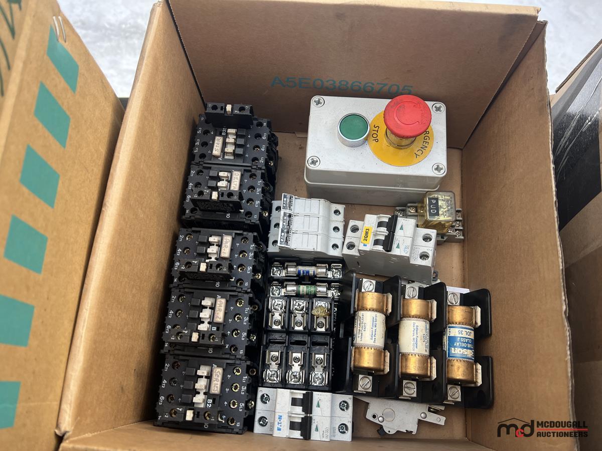 Metal Cart w/ Electrical Components