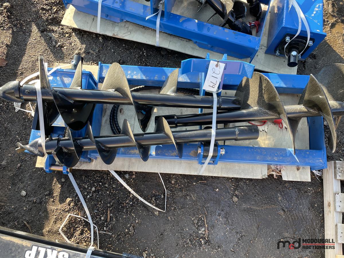Skid Steer GIYI Loader Auger & Extra Rod