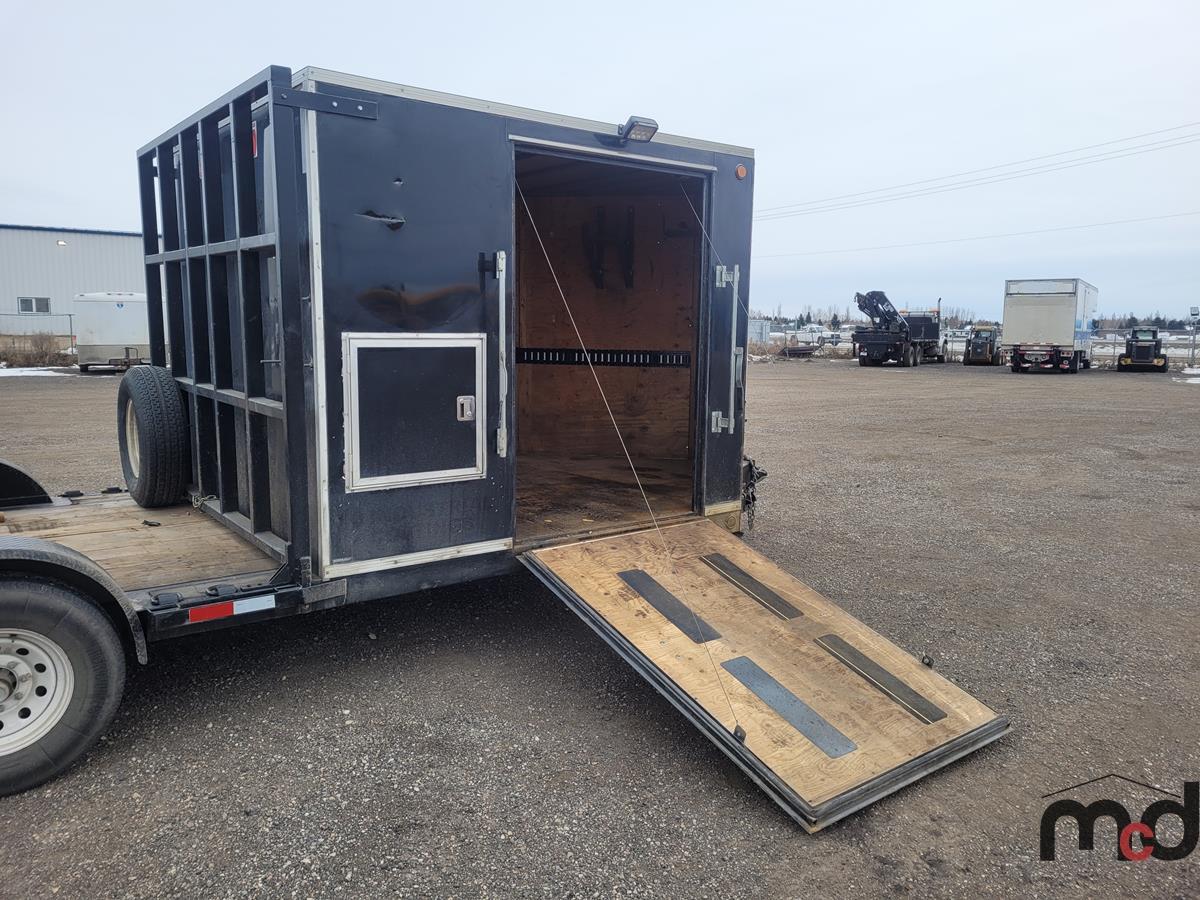 2017 CJAY Custom Half Enclosed T/A Trailer