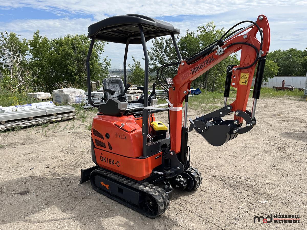 2025 AGT QK18K-C Mini Excavator