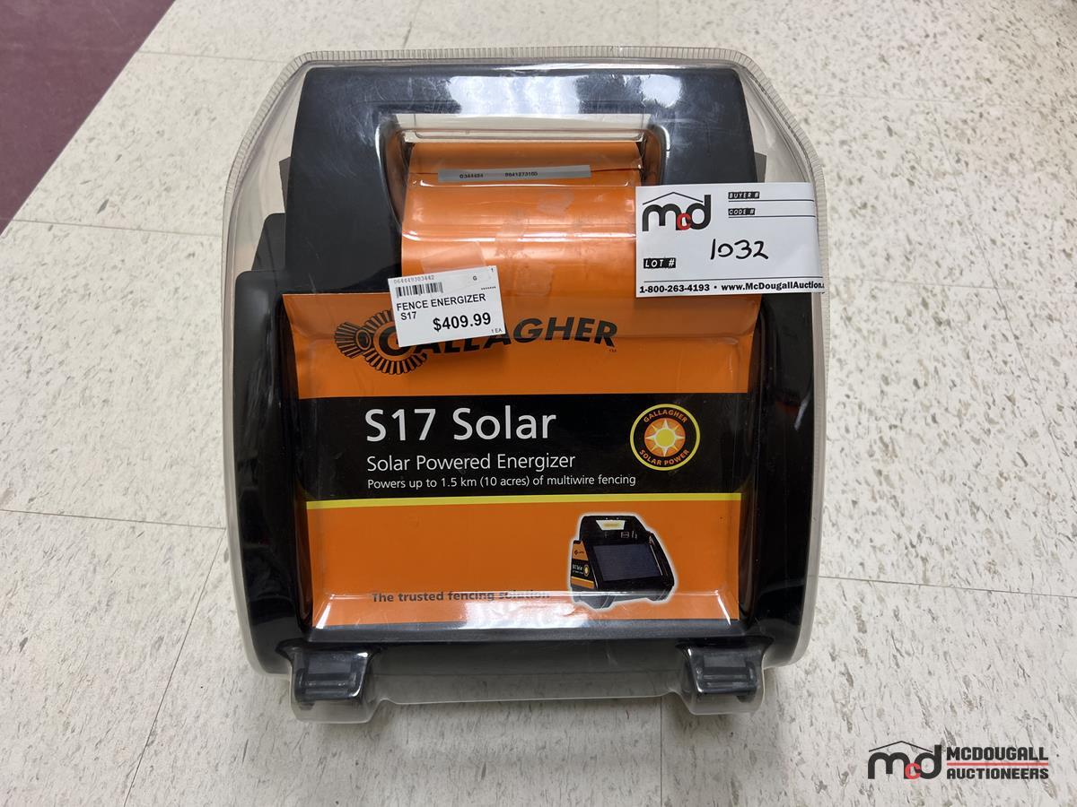 Gallagher S17 Solar-Powered Fence Energized