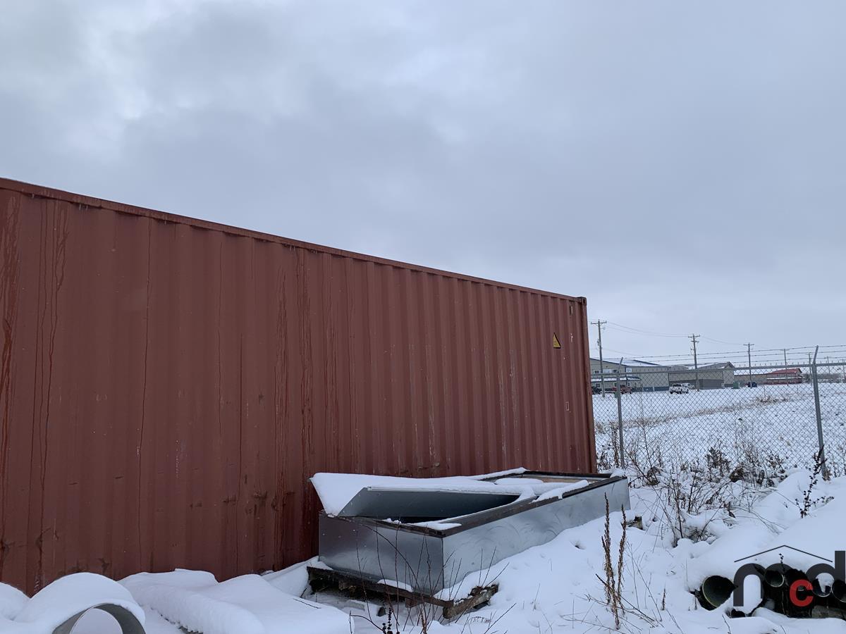 40' Sea Can Shipping Container w/ Wood Racking (Contents Not Included)