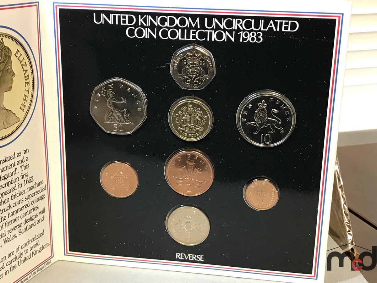 1983 United Kingdom Uncirculated (8) Coin Set