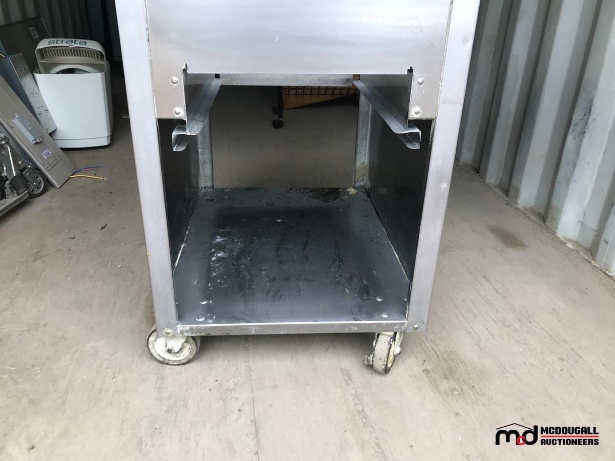 BKI Rolling Kitchen Compartment w/ Attached Shelf