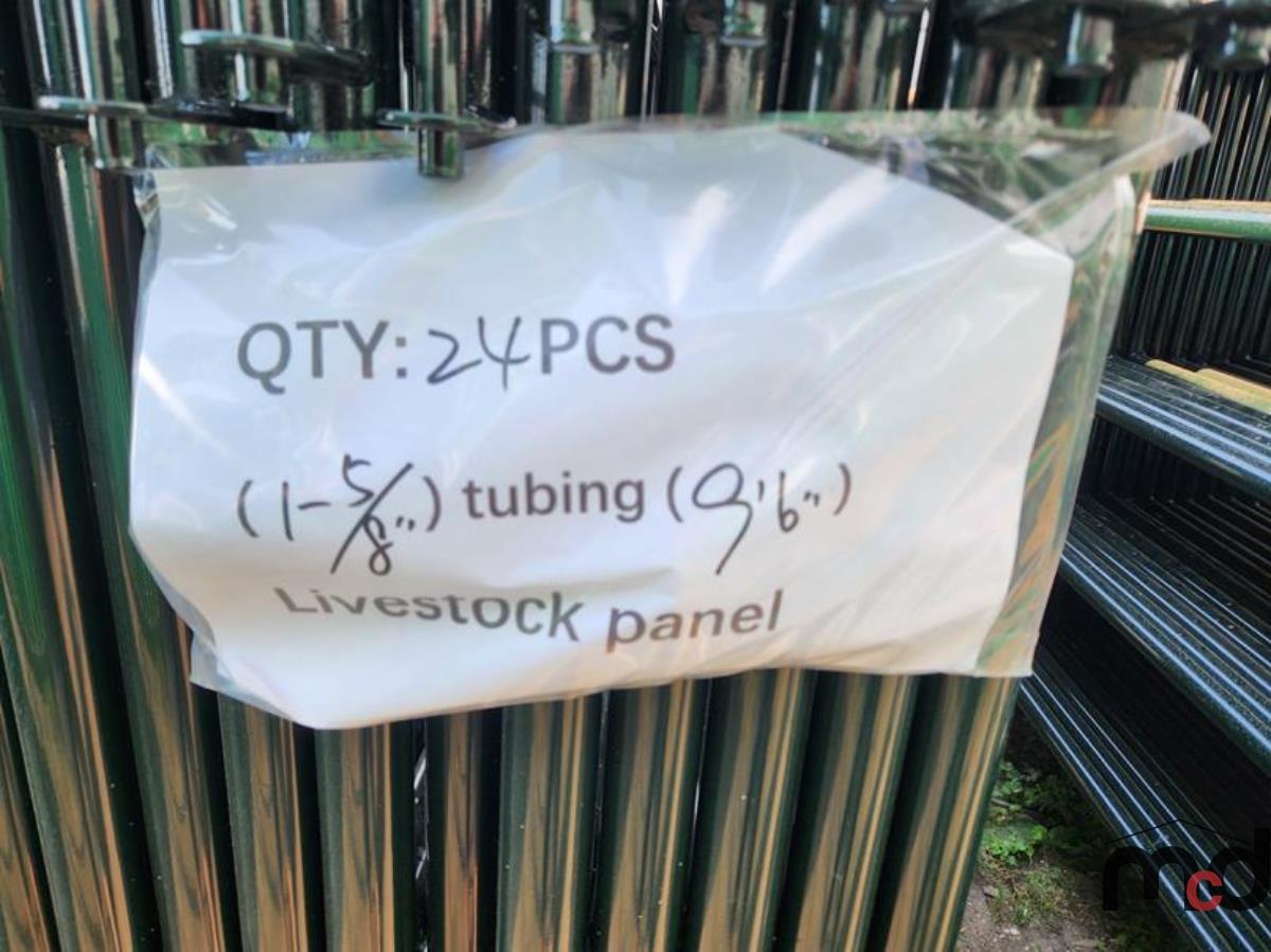 (24) 1 5/8" Tubing 9'6" Livestock Panels