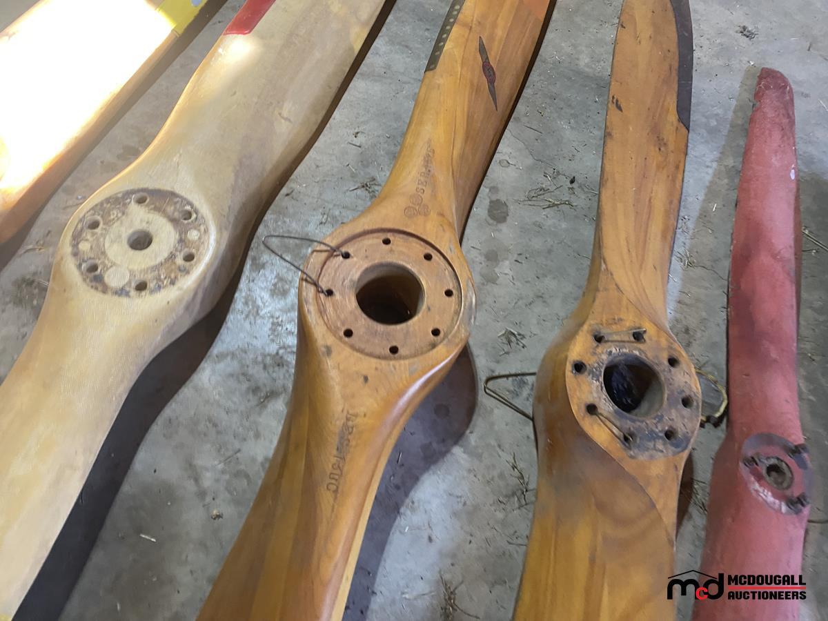 (8) Assorted Wooden Plane Propellers (#207)