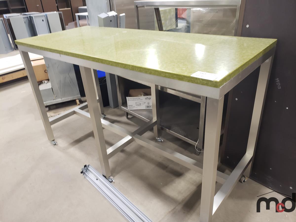 High-Work Table w/Trolley Wheels