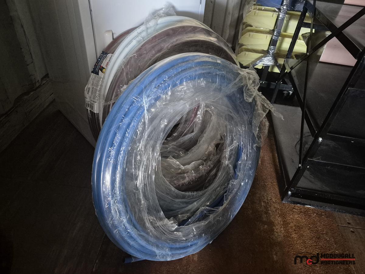 G.E. Dryer & (4) Rolls of Superpex Water Pipe