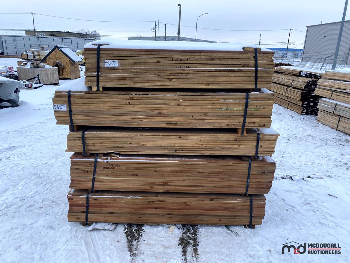 Assorted Treated Cull Lumber