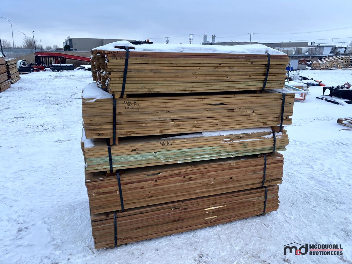 Assorted Treated Cull Lumber