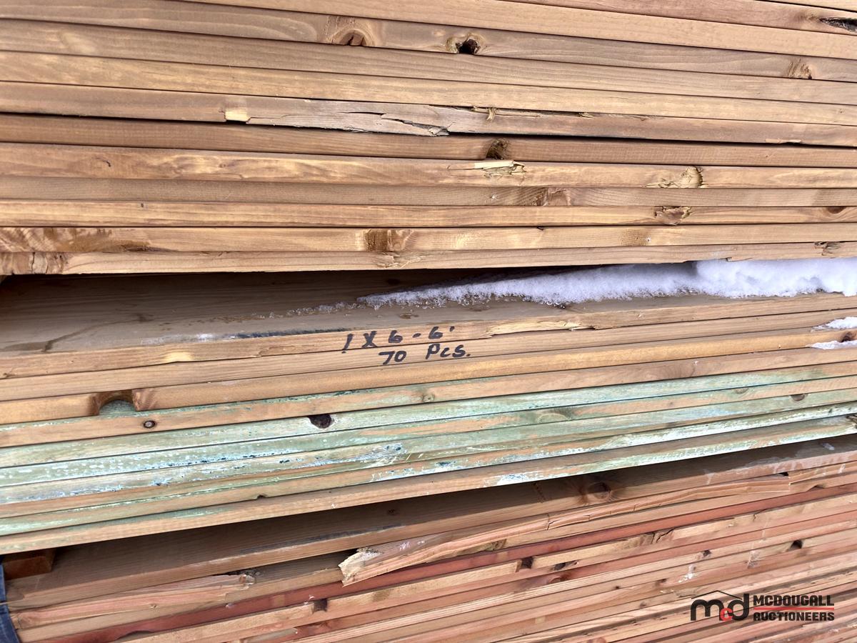 Assorted Treated Cull Lumber