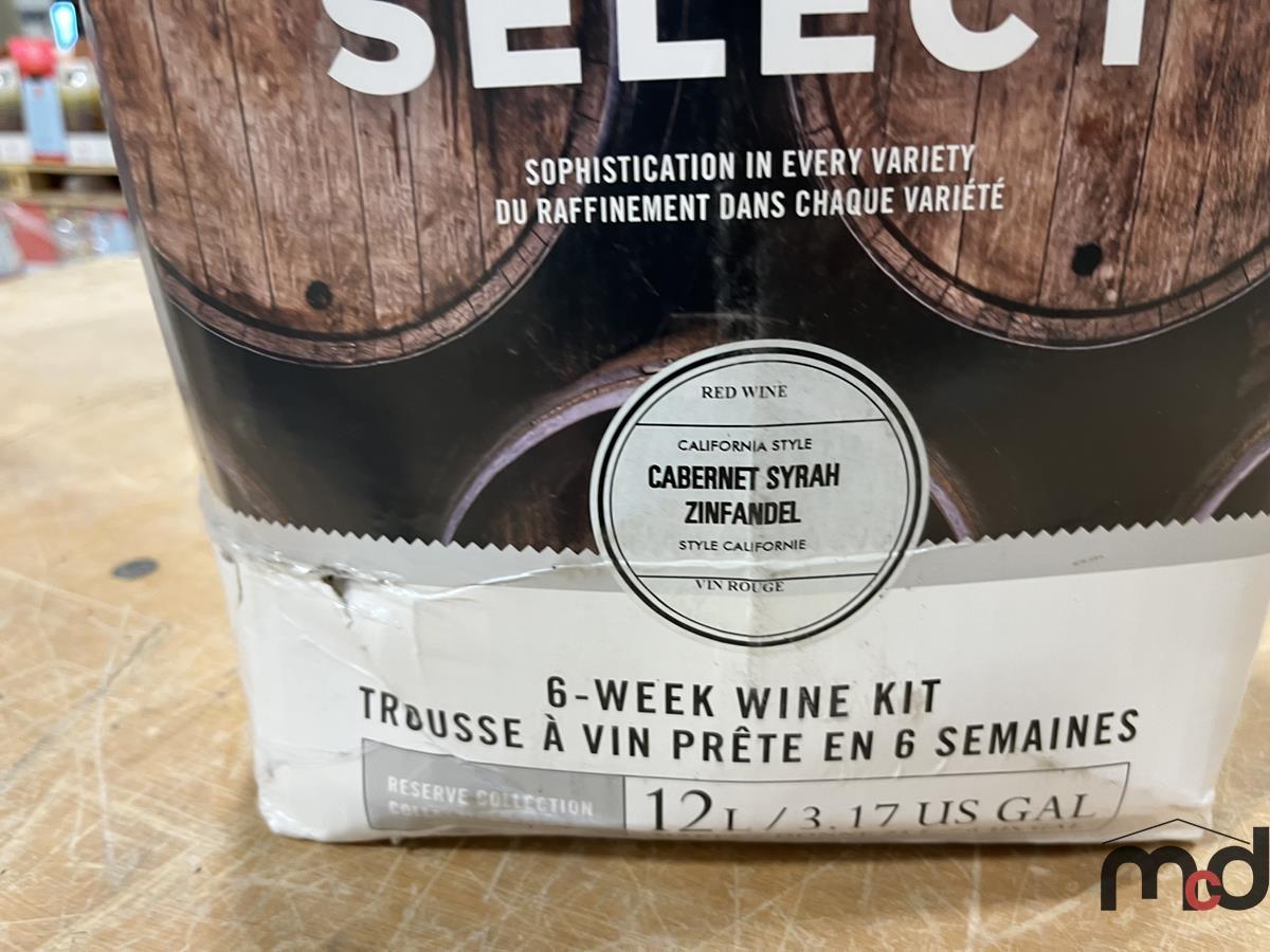 Unused CRU Select Cabernet Syrah 6-Week Wine Kit - Must Take 2 Times ...