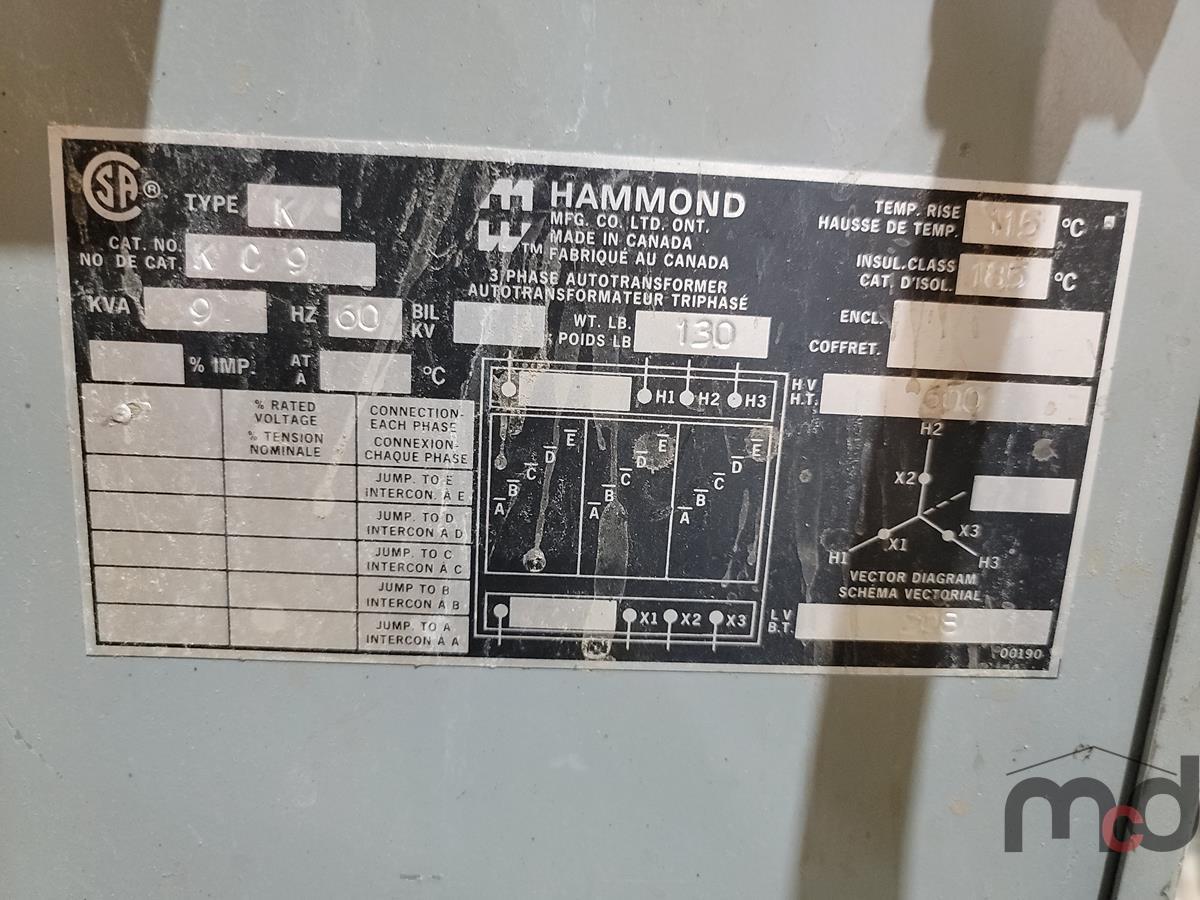 Hammond 3-Phase Autotransformer
