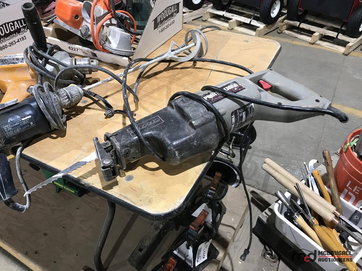 (2) Drills & Porter Cable Tiger Saw