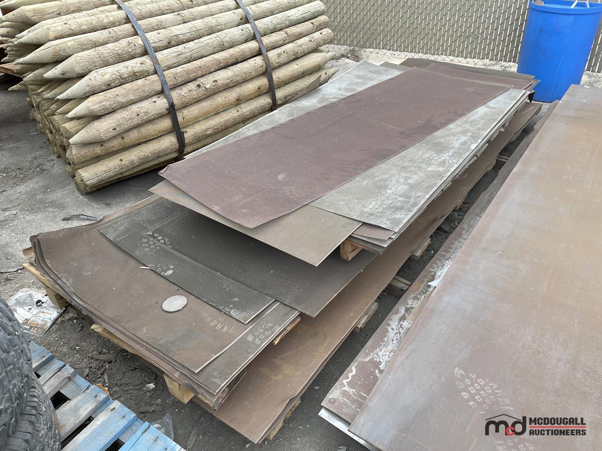 Assorted Lengths of Steel Grade Sheets