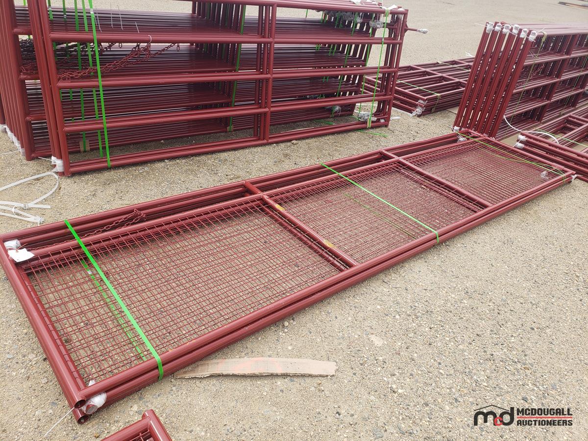 (2) Individual Sheep Panel Farm Gates w/ 2" Tubing (Approx. 188" x 48")