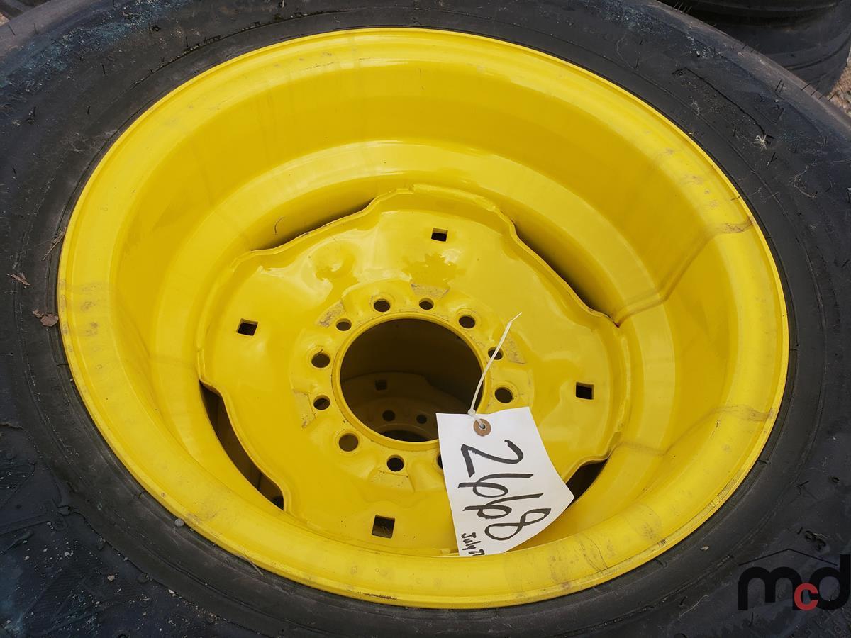 12.5L-15 Titan Implement Tire on Rim - Must Take 2 Times the Bid Price