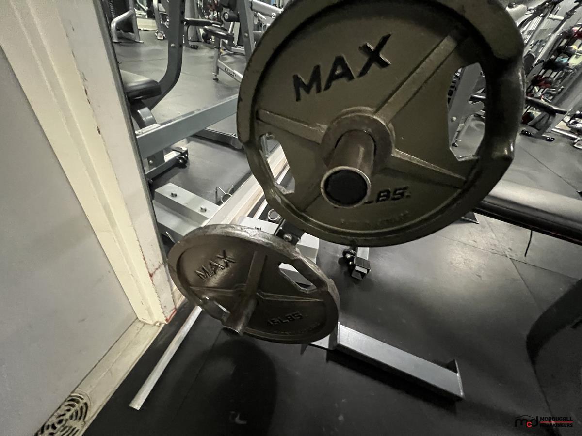 Key Fitness Bench Press Rack w/ Bench