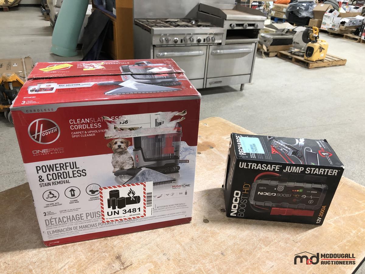Hoover Cordless Cleaner & NOCO Battery Booster