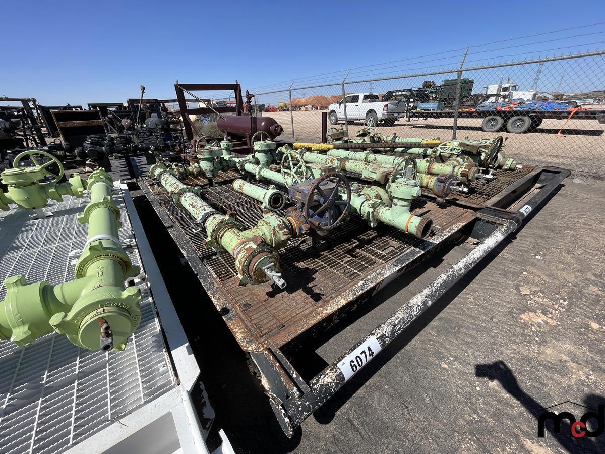 Skid Mounted 5-Valve Nace Junk Catcher