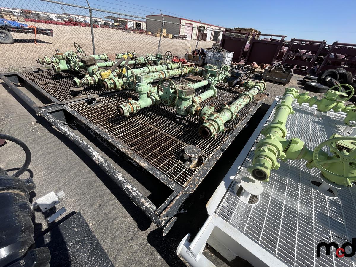 Skid Mounted 5-Valve Nace Junk Catcher