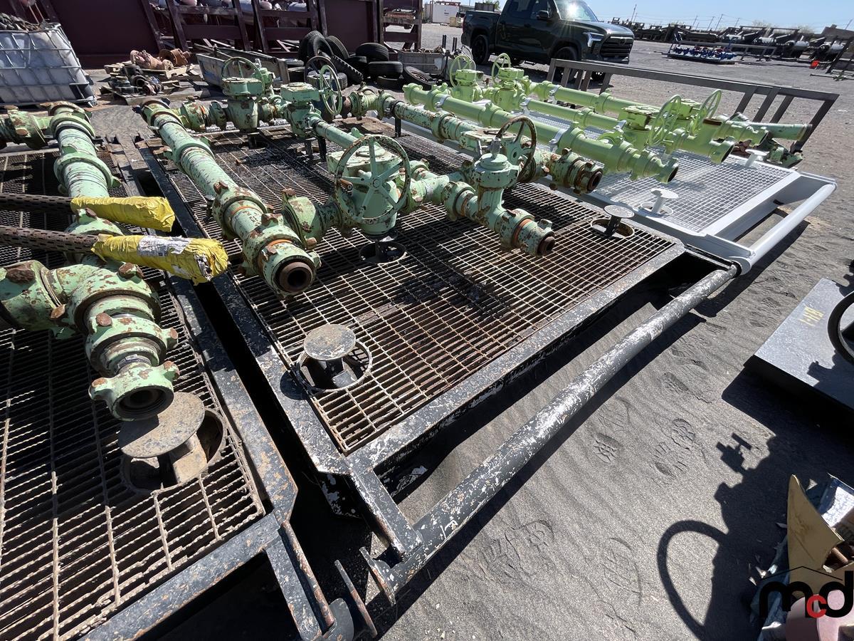 Skid Mounted 5-Valve Nace Junk Catcher