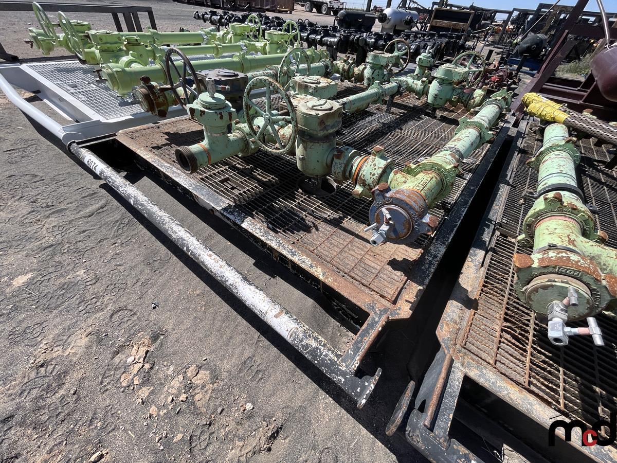 Skid Mounted 5-Valve Nace Junk Catcher