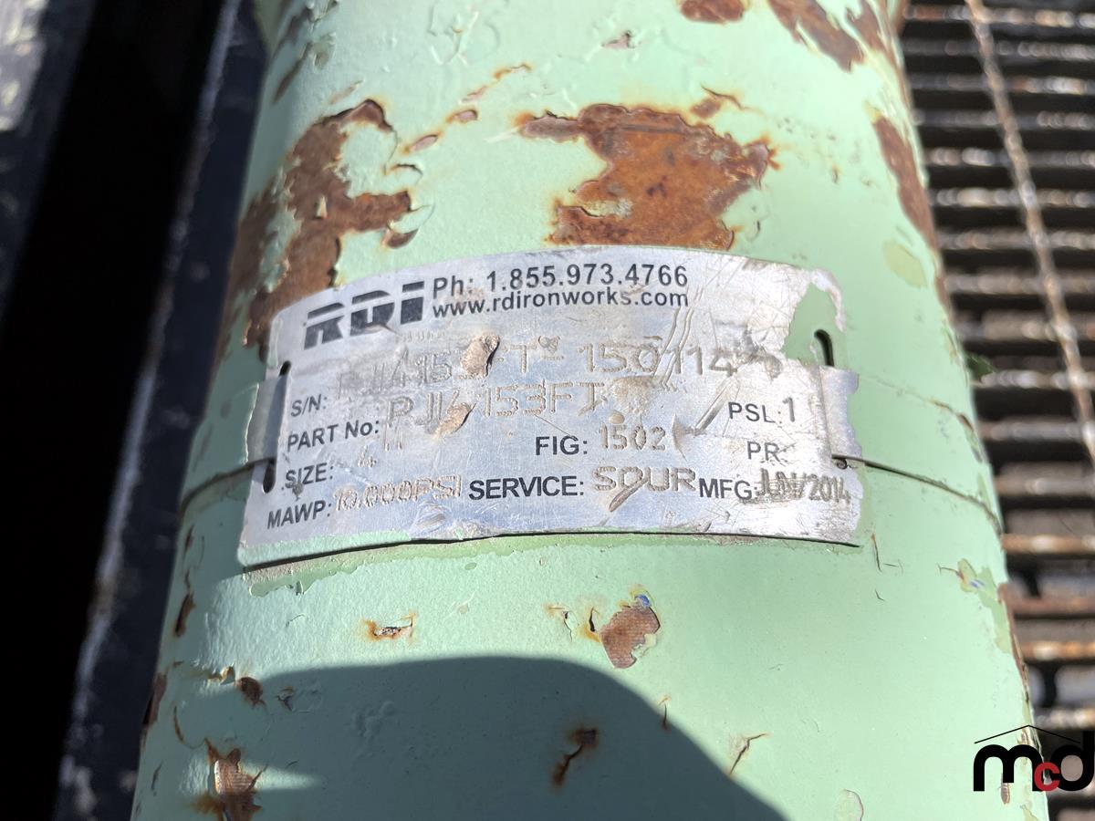 Skid Mounted 5-Valve Nace Junk Catcher