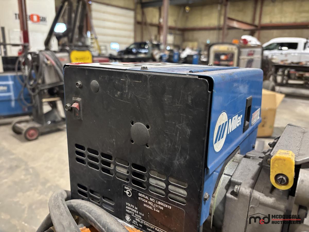Miller XMT 350 Welder w/ 60M Series Wire Feeder & Cart