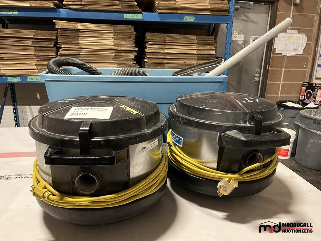 (2) Euroclean GD 930-H Hepa Vacuum