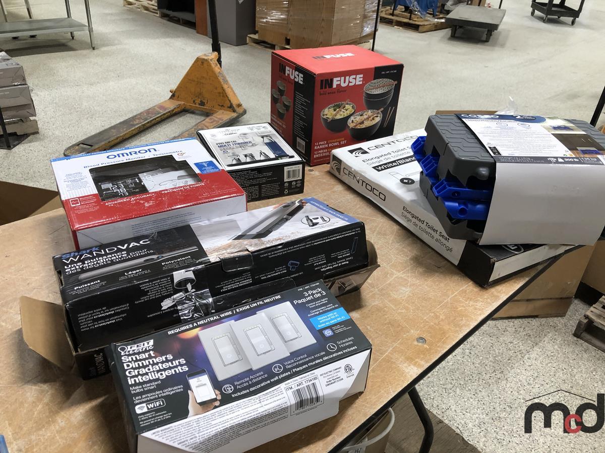 Blood Pressure Monitor, Shark Hand Vac, Dimmer Switches, Raman Bowls ...