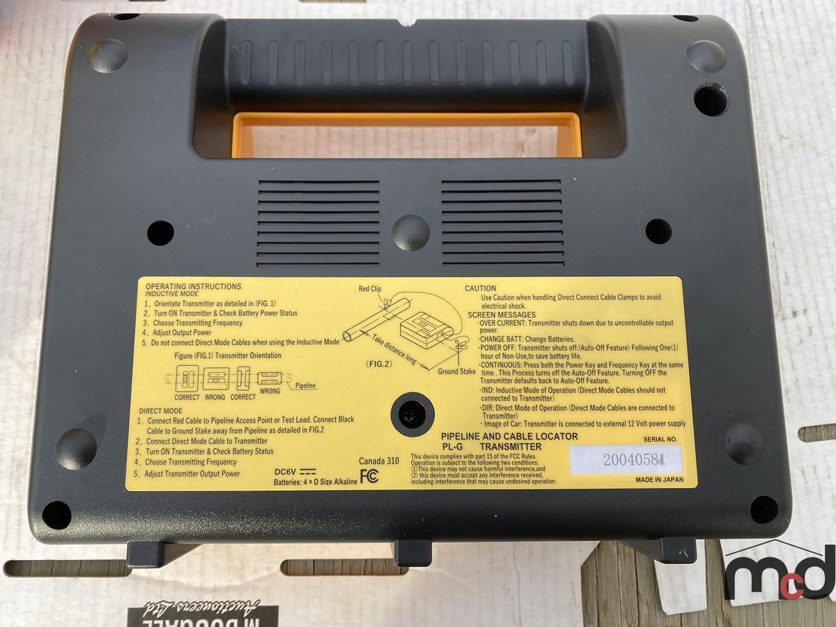 Fuji PL-G-Max Pipeline & Cable Locator w/ Transmitter