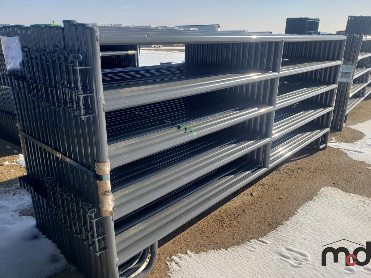 (1) Bundle of Powder Coated 12' Super Duty Magnum Panels 2-3/8" Tubing ...