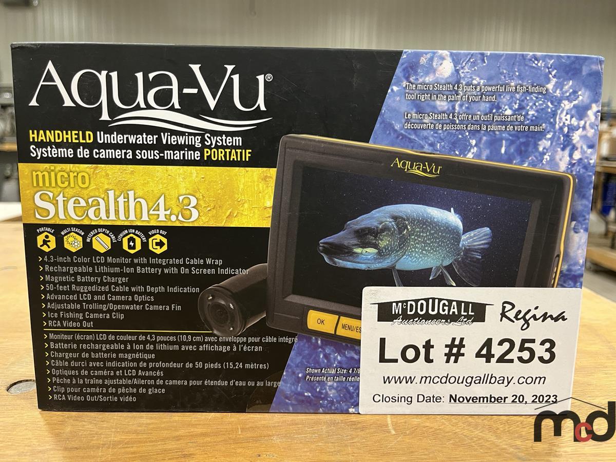 Unused Aqua-Vu Micro Stealth 4.3 Underwater Viewing System