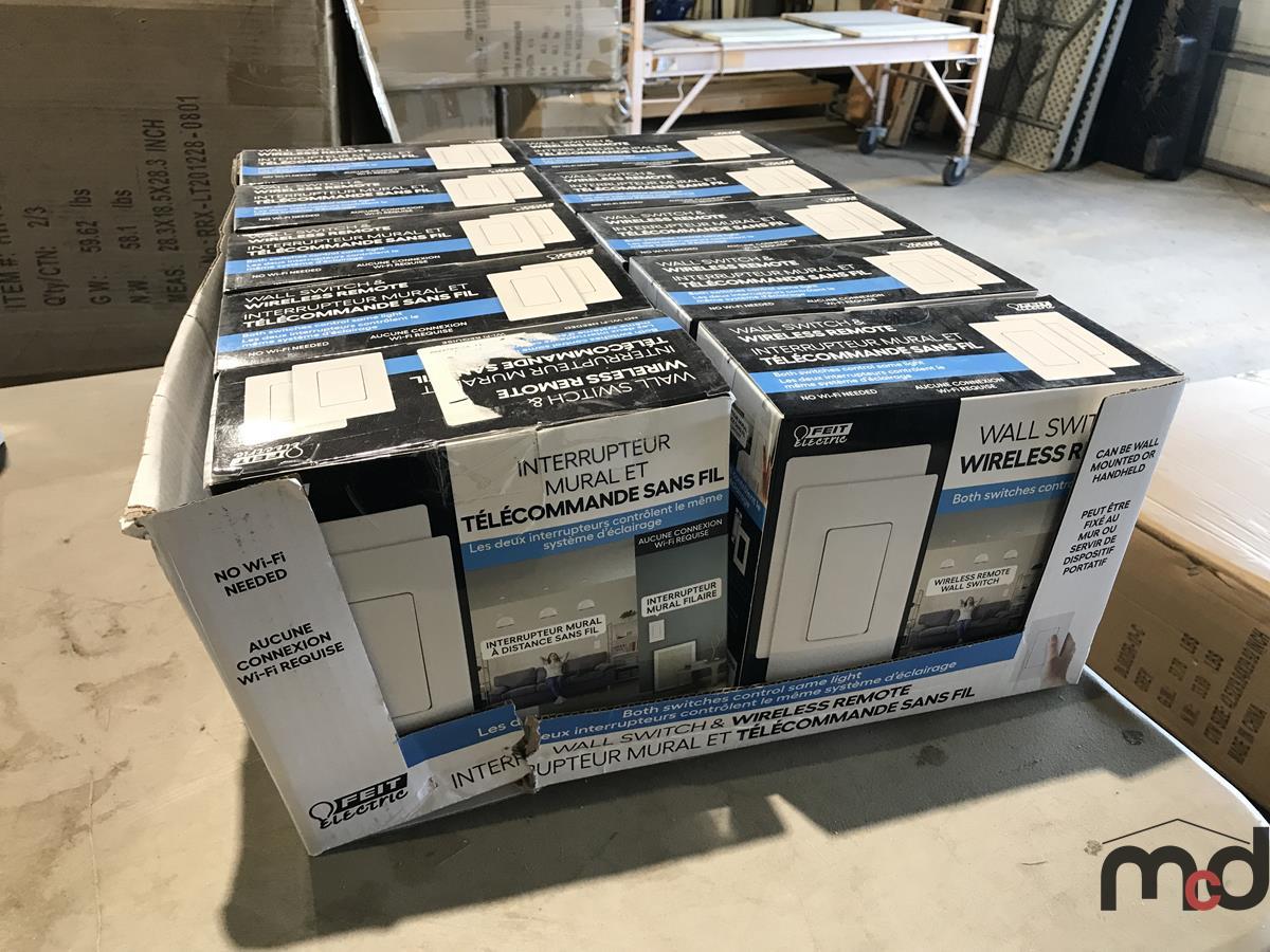 (10) FEIT Electric Wall Switches w/ Wireless Remote