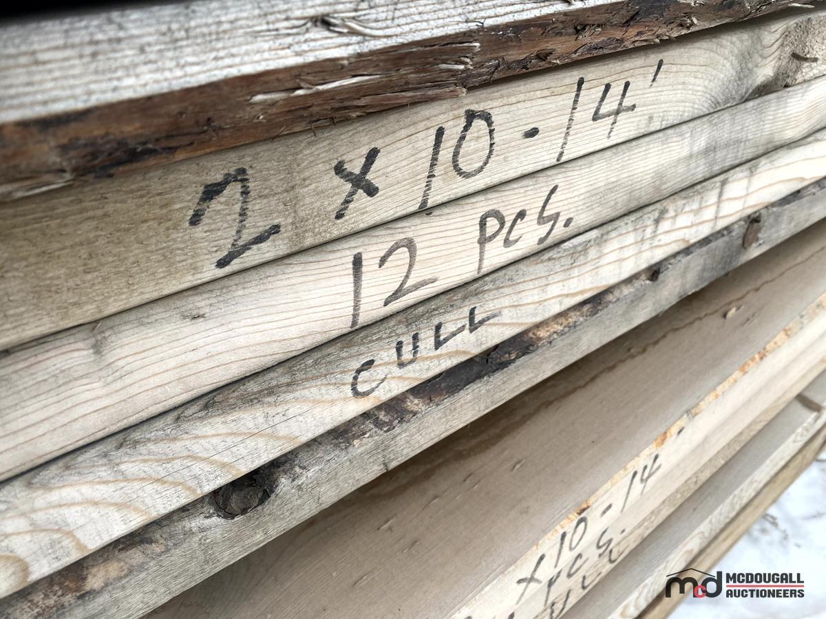 Assorted Treated Cull Lumber