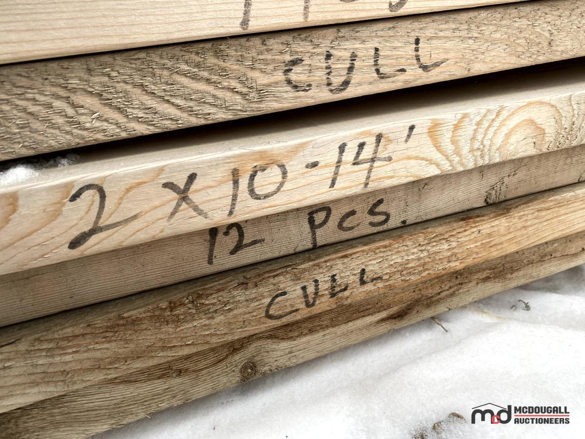 Assorted Treated Cull Lumber