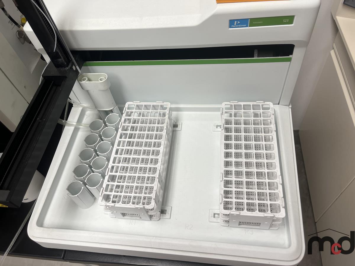 PerkinElmer N0810011 ICP-OES Avio 500 & N0830010 Auto Sampler S23 w/ Cart
