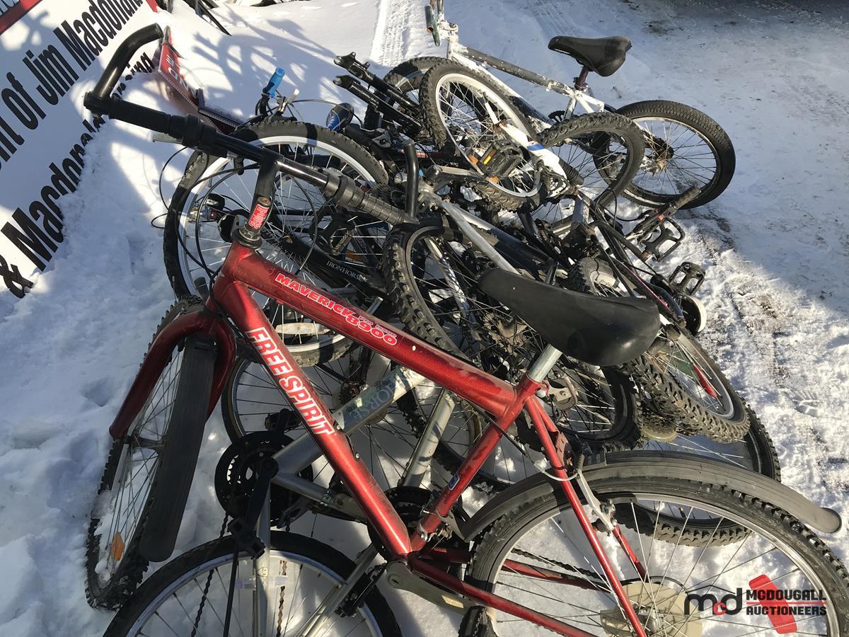 Assorted Damaged Bikes